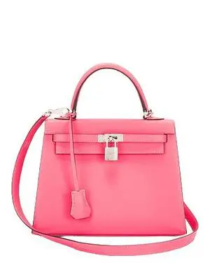 Hermès Chevre Kelly Sellier 25 Handbag - Rouge Garance