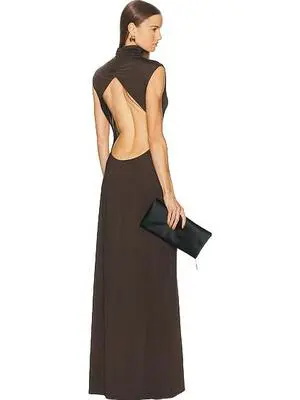 EAVES Ingrida Gown - Espresso