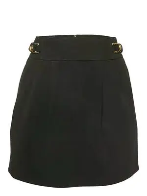 Gucci Crepe Mini Skirt - Black