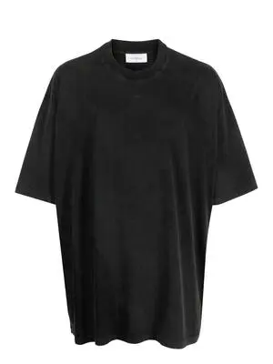 Off-White Super Moon-print Cotton T-shirt - Black