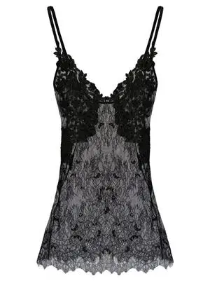 Alchemy Fashions Floral-lace Mini Dress - Black