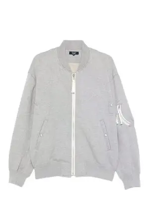 Comme Des Garçons Zipped Bomber Jacket - Grey