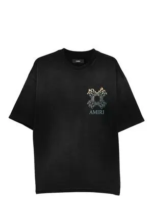 Amiri Ma Quad Flames T-shirt - Black