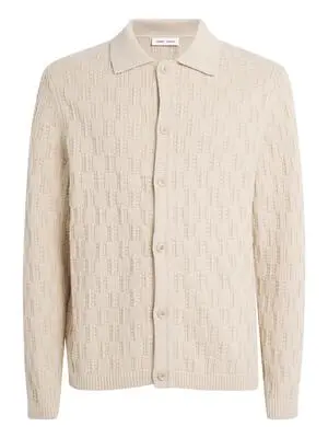 SAMSOE SAMSOE Organic Cotton-wool Sabrodie Shirt - Beige