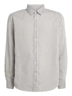 WAX LONDON Stripe Shelly Shirt - Green