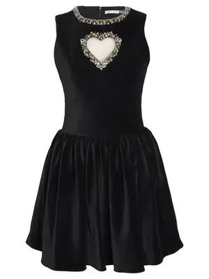 Alice + Olivia Ella Mini Dress - Black