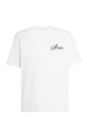 Amiri Cotton Mountain T-shirt - White