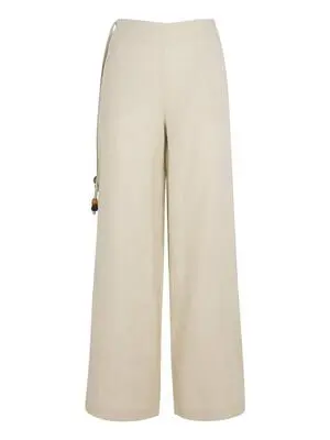 Sir The Label Linen Wide-leg Trousers - Ivory