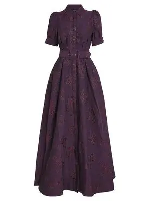 Rebecca Vallance Brocade Alfina Gown - Black