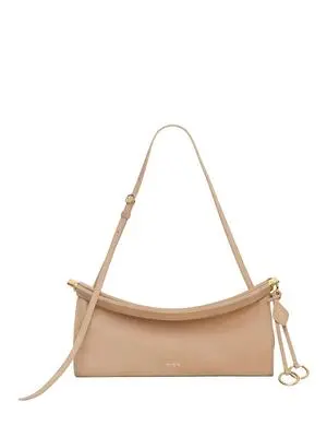Alaïa Small Le Click East West Shoulder Bag - Beige