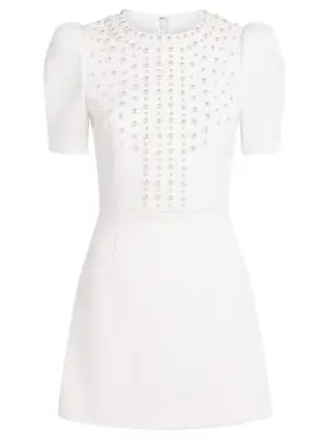 Rebecca Vallance Embellished Mini Dress - Ivory