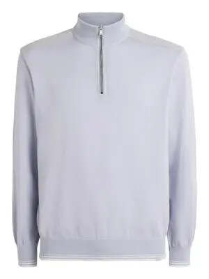 PAUL & SHARK Organic Cashmere Half-Zip Sweater