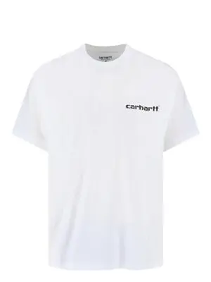 Carhartt Work In Progress Archive Script' T-shirt - White