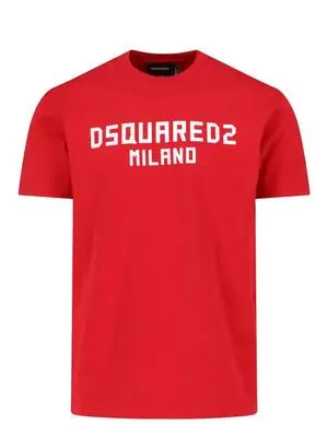 Dsquared2 T-shirt Logo Red