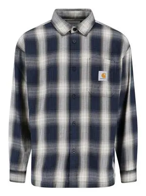 Carhartt Work In Progress L/s Blanton' Shirt - Blue