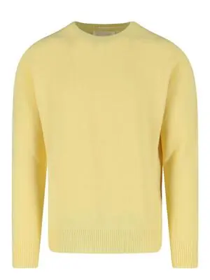 JIL SANDER Virgin Wool And Cashmere Blend Sweater - Yellow