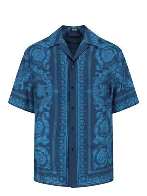 Versace Barocco' Shirt - Blue