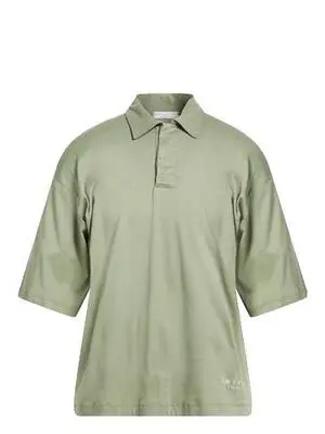 DANIELE FIESOLI Polo Shirt Size Cotton - Sage Green