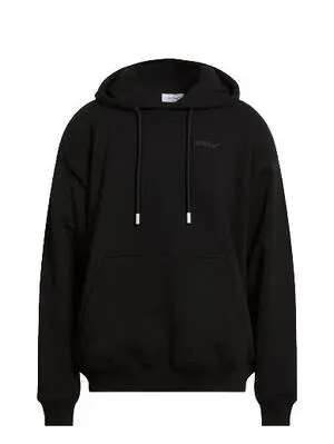 OFF-WHITE™ Cotton-blend Logo Hoodie - Black