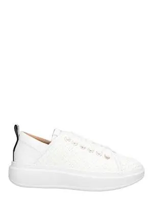 ALEXANDER SMITH Leather Low-top Sneakers - White