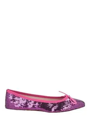 DIVINE FOLLIE Ballet Flats With Sequins - Purple