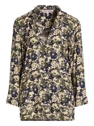 CONNOR & BLAKE Military Viscose Shirt - Green