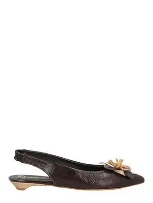 DIVINE FOLLIE Slingback Ballerinas - Brown