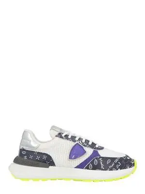Philippe Model Leather And Textile Low-top Sneakers - White