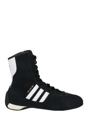 Adidas Originals By Alexander Wang Leather High-top Sneakers - Black