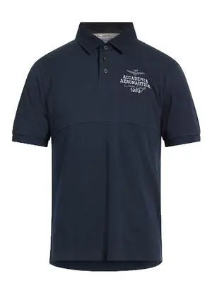 AERONAUTICA MILITARE Polo Shirt Midnight Size Cotton - Blue