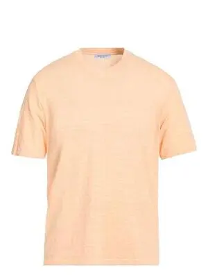 WOOL & CO T-shirt Apricot Size Linen, Elastane - Orange