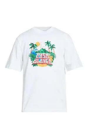 Casablanca T-shirt Size Organic Cotton - White