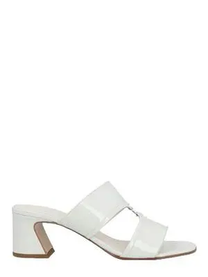 FERRAGAMO Tot 55 Calfskin Sandals - White