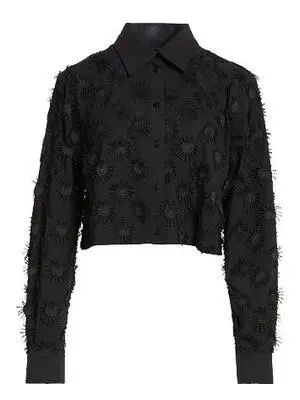 MSGM MSGM Woven Shirt With Appliqués