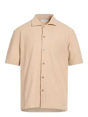 WOOL & CO Shirt Sand Size Cotton - Beige