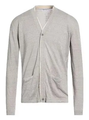 WOOL & CO Knitted Cardigan - Grey
