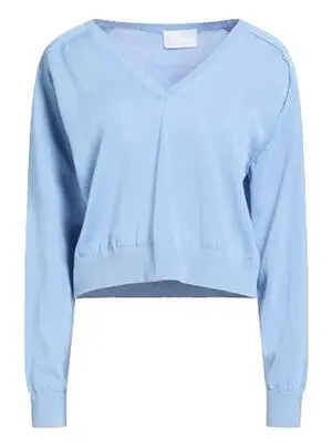 DANIELE FIESOLI Knit Cotton Sweater - Blue