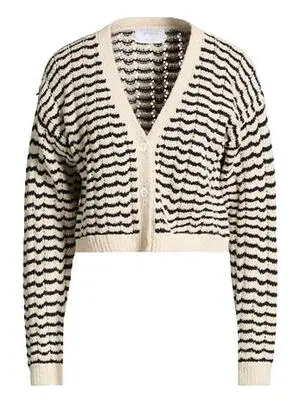 DANIELE FIESOLI Collezione N_01 Striped Cardigan - White