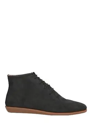 The Flexx Ankle Boots In Nubuck Leather - Black