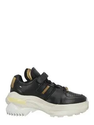 MAISON MARGIELA Leather Chunky Sneakers - Black