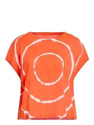Majestic Filatures Printed Organic Cotton T-shirt - Orange