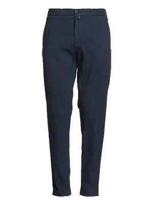 Kiton Tapered Cotton-blend Trousers - Navy