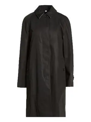 Burberry Cotton Overcoat - Black