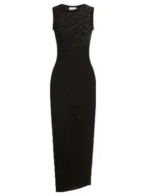 Rabanne Maxi Cotton Dress - Black