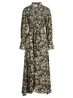 CONNOR & BLAKE Maxi Shirt Dress - Green