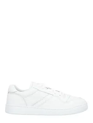 DOUCAL'S Low-top Calfskin Sneakers - White