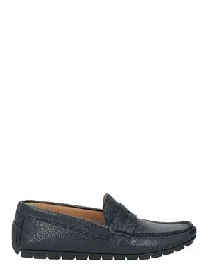BALDININI Leather Loafers Blue