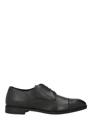 Emporio Armani Lace-up Derby Shoes - Black