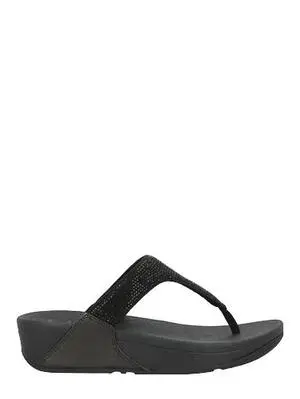Fitflop Thong Wedge Sandals - Black