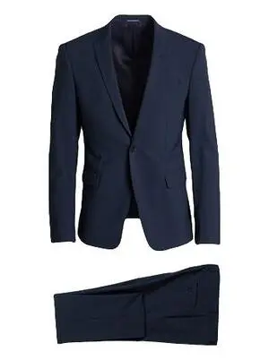 Emporio Armani David Line Suit Size Virgin Wool, Polyester, Elastane - Navy
